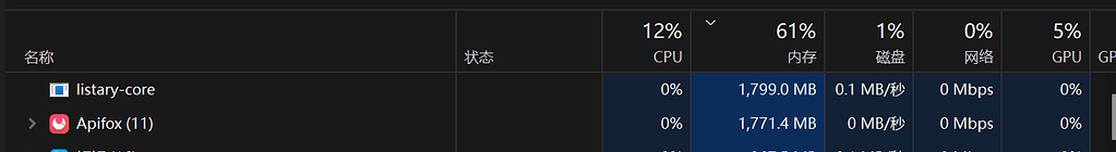 长时间运行后内存占用较高且搜索内容返回极慢 - Bug 反馈 - Listary Discussions